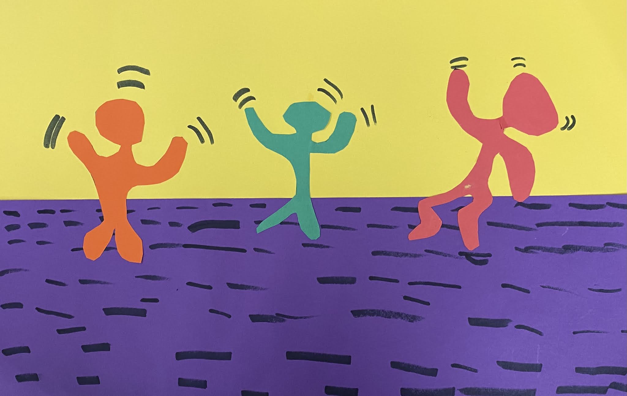 Mrs. Harris' art room: Keith Haring 1st grade art lesson