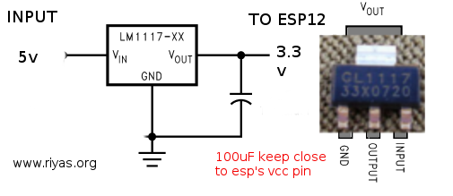 Learn on the fly : Quickly test a bare esp8266 (ESP12) module with no ...
