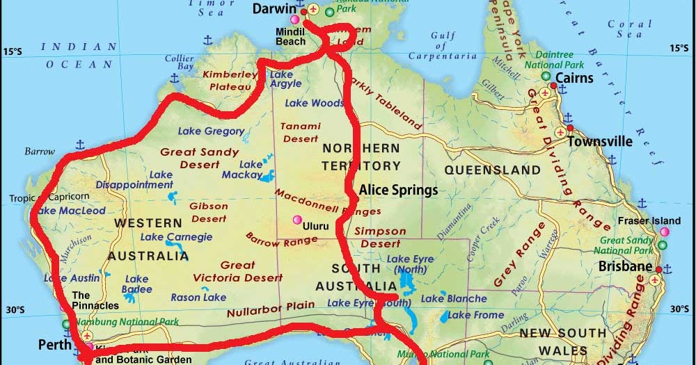 Life Images by Jill: Half lap of Australia