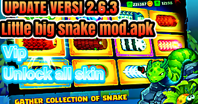 Little big snake mod.apk versi 2.6.3 unlimited diamond