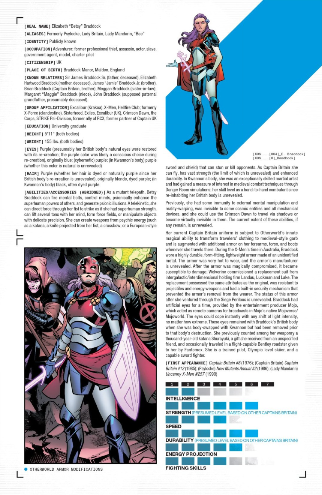 PSYLOCKE | CAPTAIN BRITAIN // like a butterfly: X of Swords Handbook ...