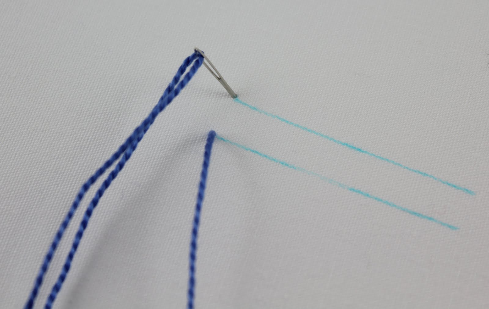 big B: 100 Stitches - Striped Woven Band Stitch