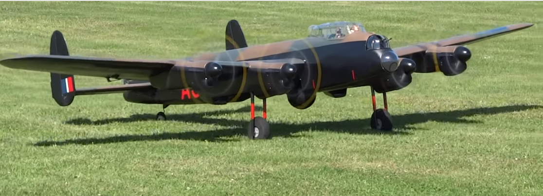 RC Flying Models: 134 inch Lancaster Electric Bomber