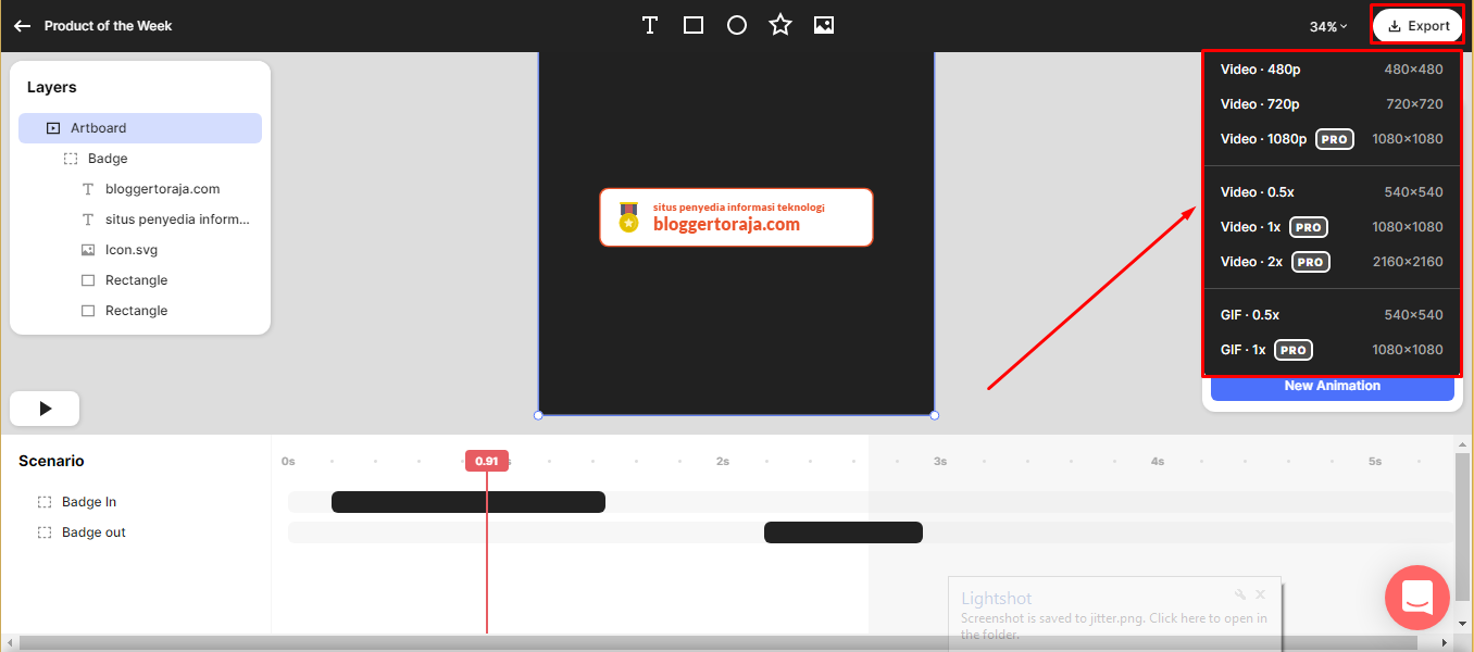 Cara Membuat Video Motion Graphic Online - Blogger Toraja