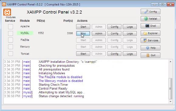 Cara Instal Xampp Database MySQL pada Windows