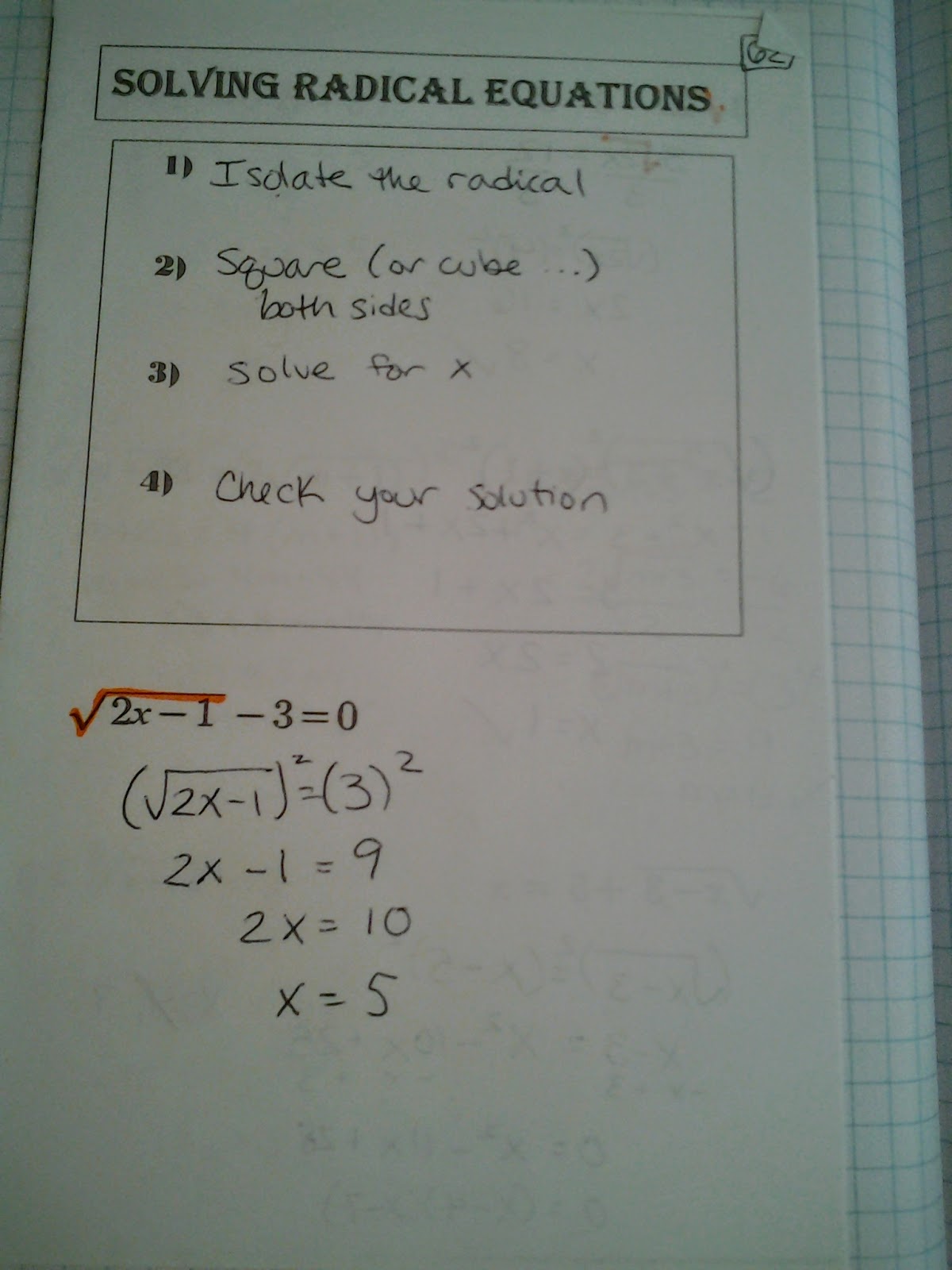 Type-A Mathland: Unit 4: Radical Rationals