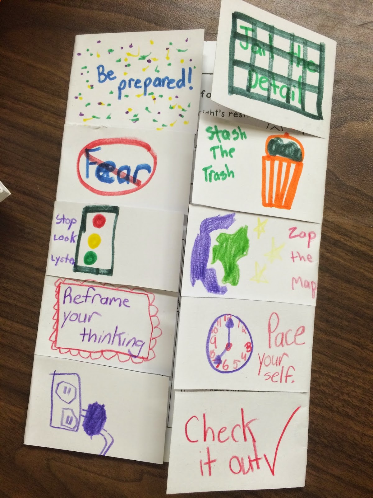 Ms. Sepp's Counselor Corner: Test-Taking Foldable