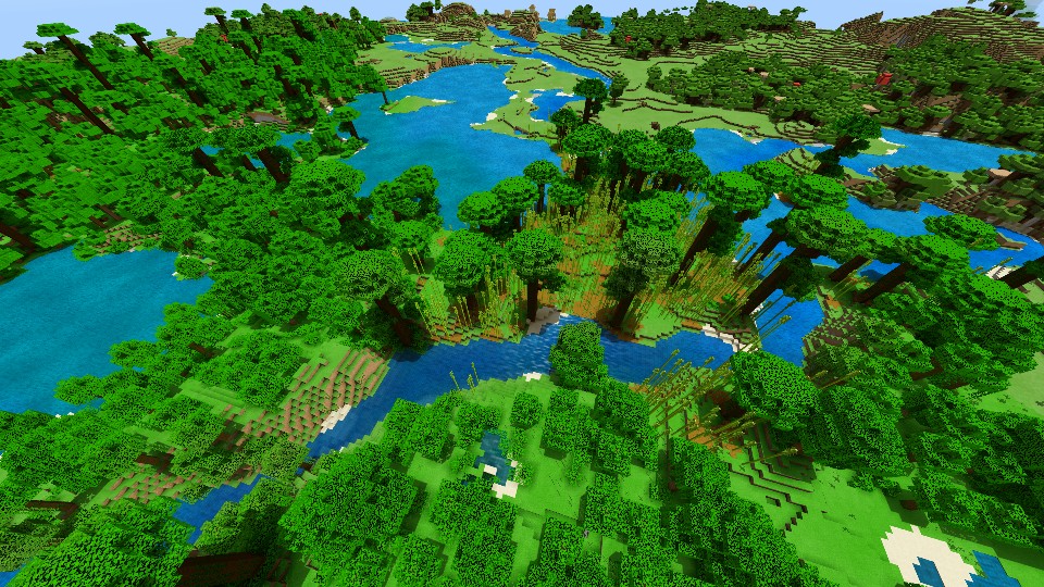 Minecraft Bedrock Addons: Endless Forests Biome