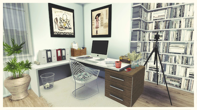 Sims 4 - Fashion Design Studio (Room + Mods for download) - Dinha