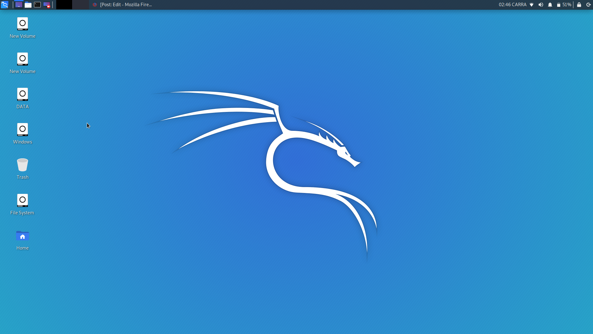 Codstech Web Solutions : Kali Linux Desktop Environment