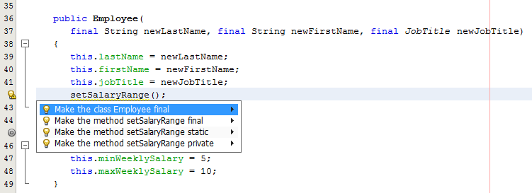 Javanetbeans Overridable Method Call In Constructor Infoworld
