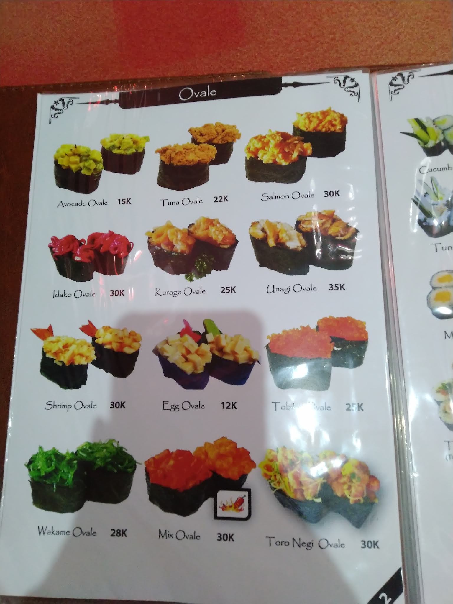 Review dan harga menu makanan di Sushi Kawe Denpasar Bali tempat makan ...