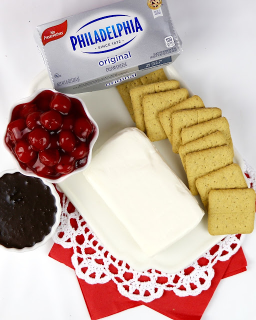 Easy Chocolate Cherry Cream Cheese Spread - The Lindsay Ann