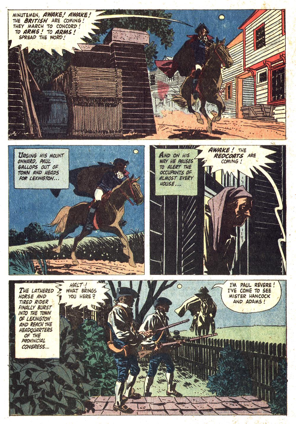 The ALEX TOTH archives: TOTH - FOUR COLOR COMICS 0822-Paul Revere's ...