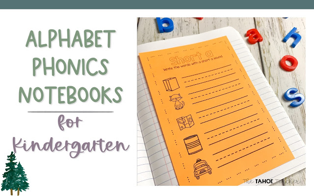 Science of Reading Alphabet Phonics Notebooks | The Tahoe Teacher