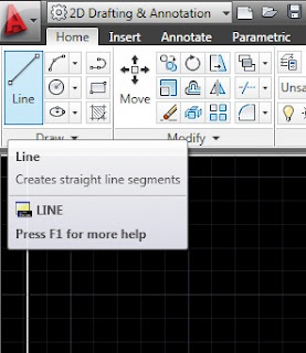 Dicas de Autocad: Comandos Básicos: LINE (Linha)