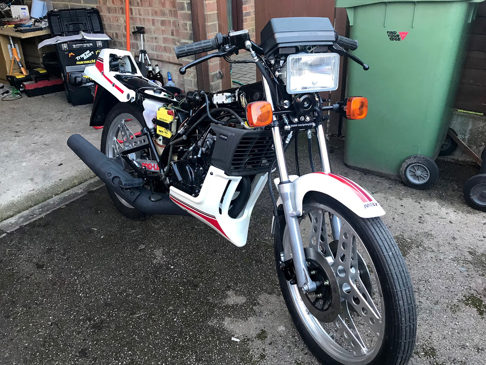 Honda MBX80 : My bike, restoration update, wiring loom, brakes and the MB8