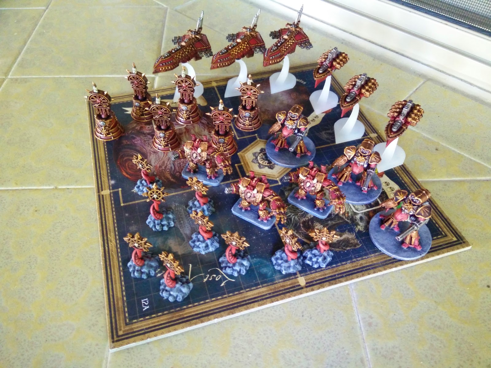 Necron Army Work in Progress pics: Forbidden Stars World Eaters