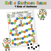 Free 4 Kinds of Sentences Game | Teacher's Take-Out