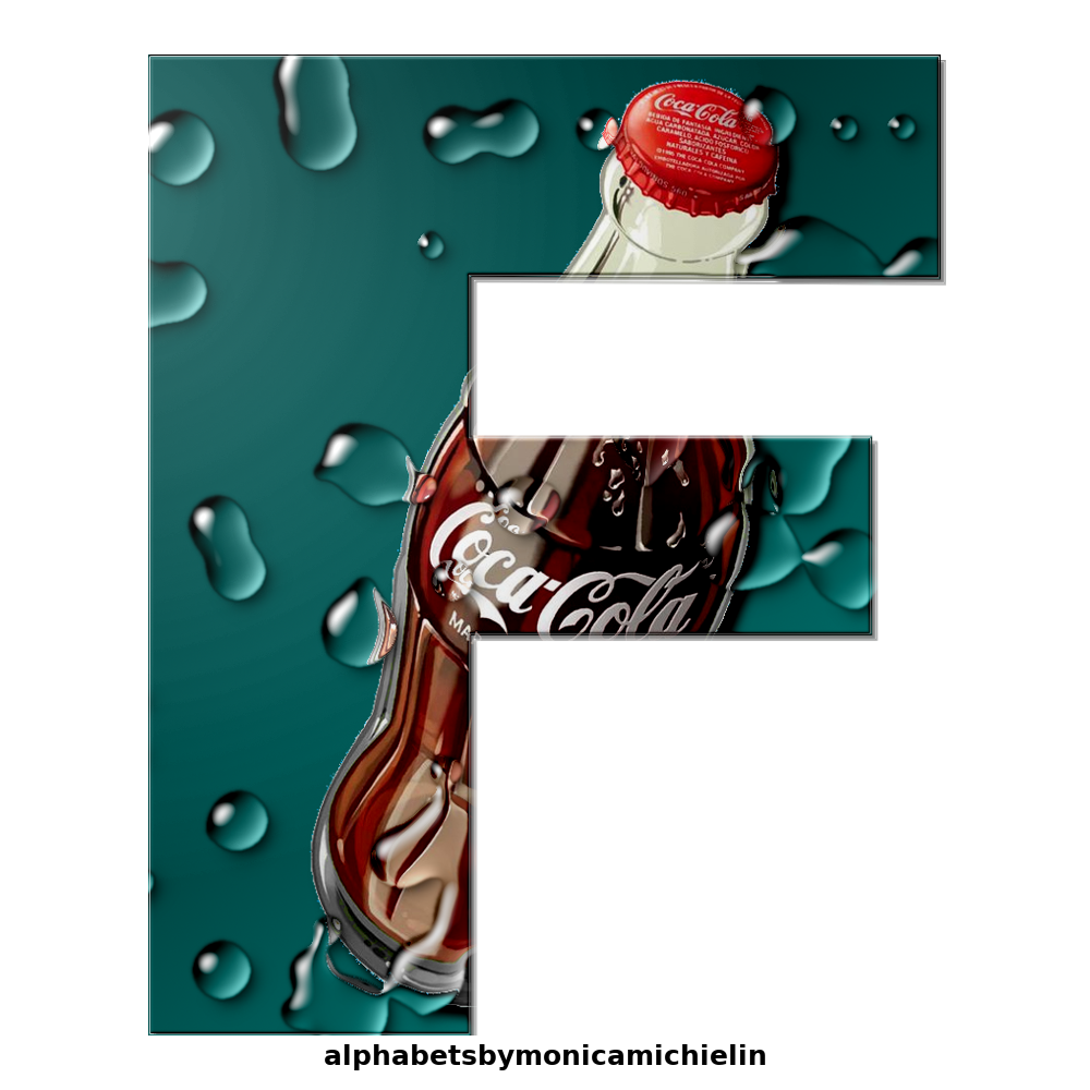 M. Michielin Alphabets: BLUE COCA-COLA COKE ALPHABET AND ICONS PNG, # ...