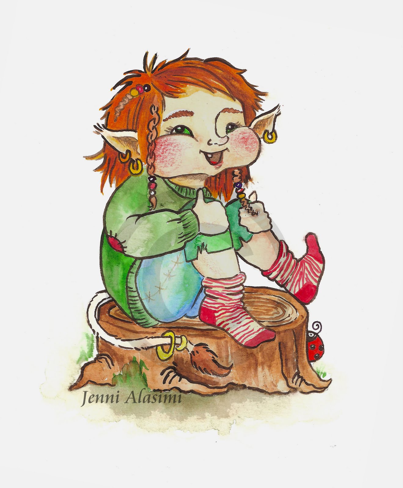 sweet Bermuda: Pikku peikko takkutukka