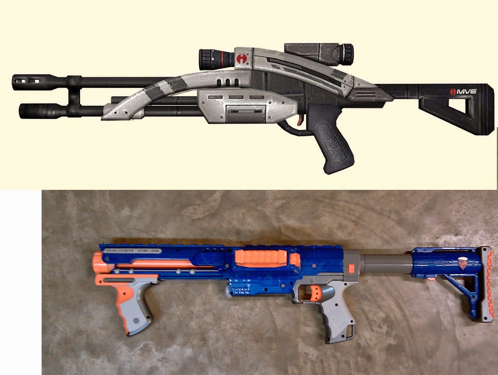 Rebel Among The Stars Studios: Mass Effect - M-92 Mantis Prop