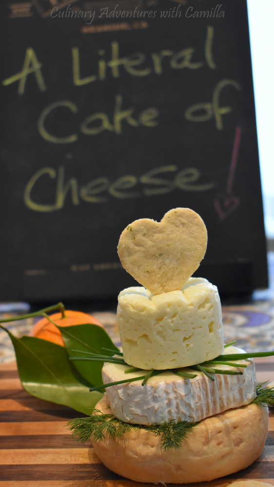 A Literal Cake of Cheese and Handmade Crackers #BakingBloggers