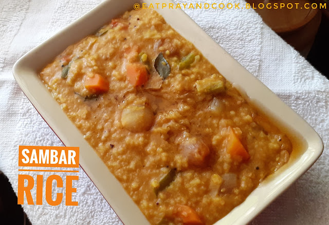 Eat Pray and Cook: Sambar Rice - Simply The Best of South