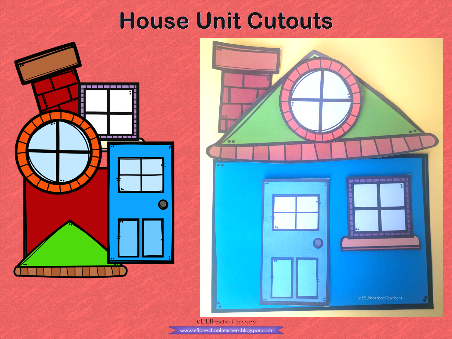 ESL/EFL Preschool Teachers: House Unit -Parts of the house for ...