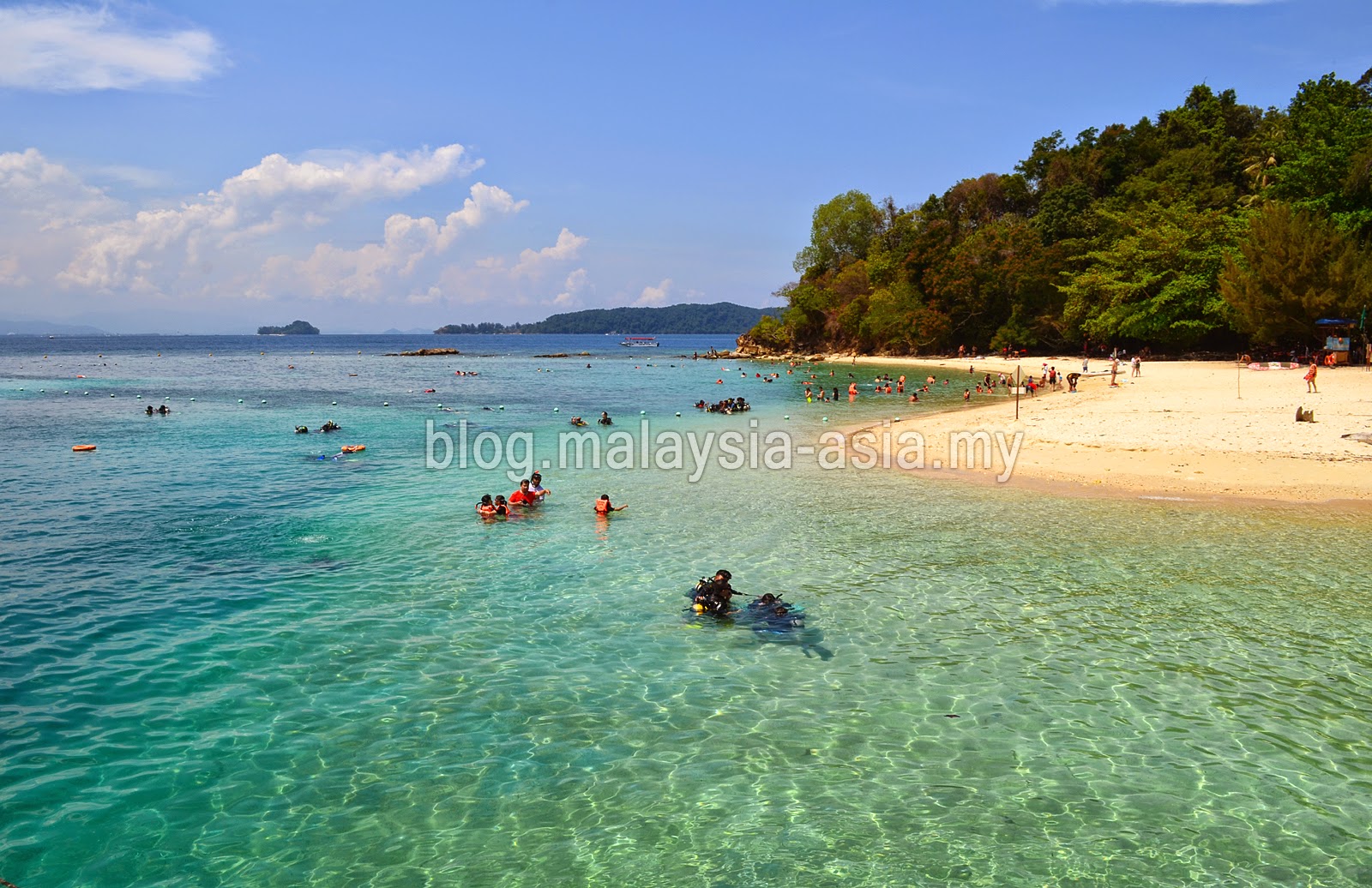 Pulau Sapi Island in Sabah