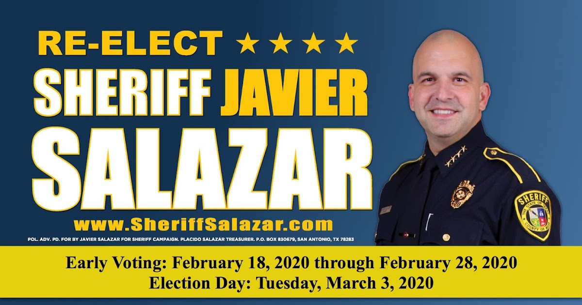 Walker Report - Shedding Light on Bexar County: Re-Elect Sheriff Salazar, 3rd Annual Cowboy Gala ...
