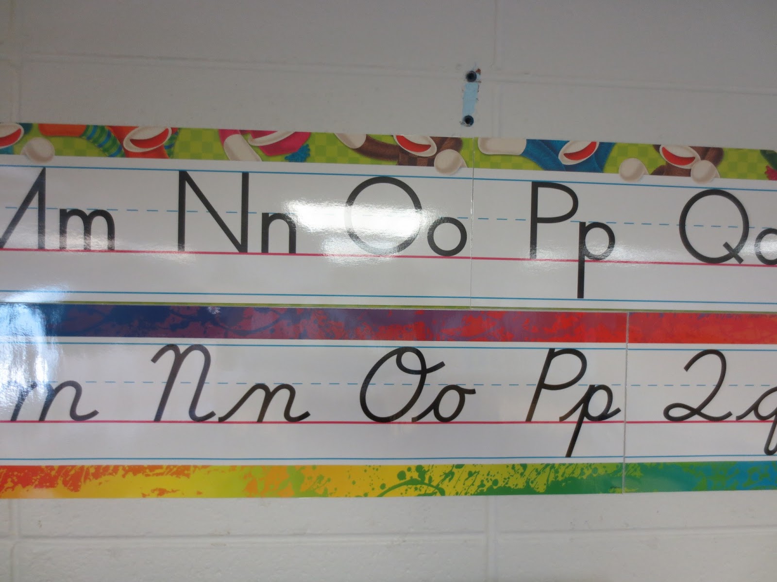 Setting Up for Second: DIY Alphabet Line