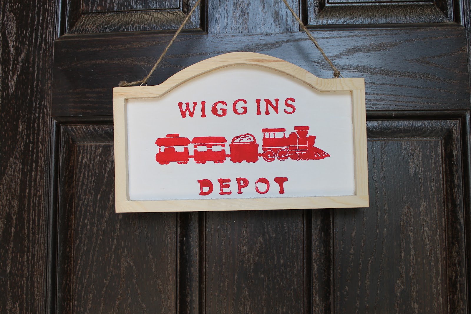 Here's Our Little Life: All Aboard! Party at the Wiggins Depot!