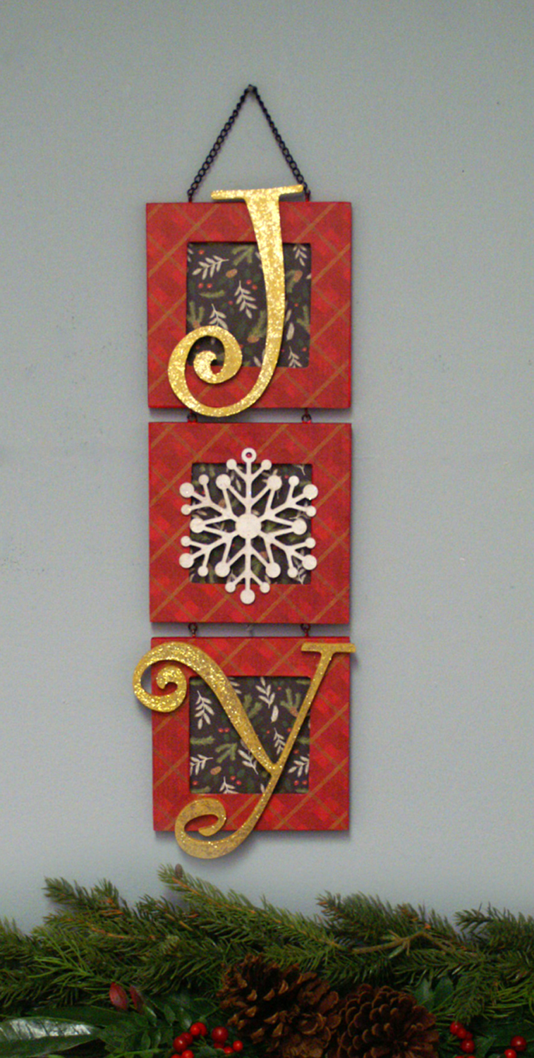 Ben Franklin Crafts and Frame Shop: DIY Hanging JOY Frames