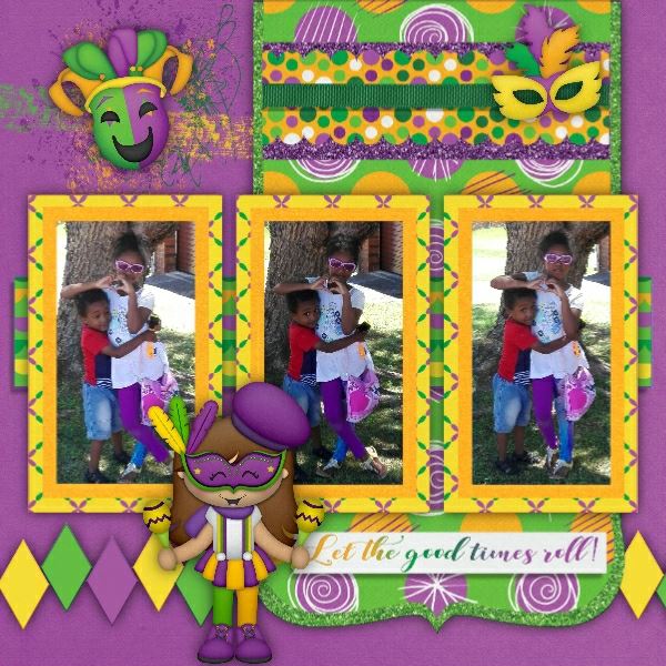 BoomersGirl Designs: "Mardi Gras Magic" Digital Kit