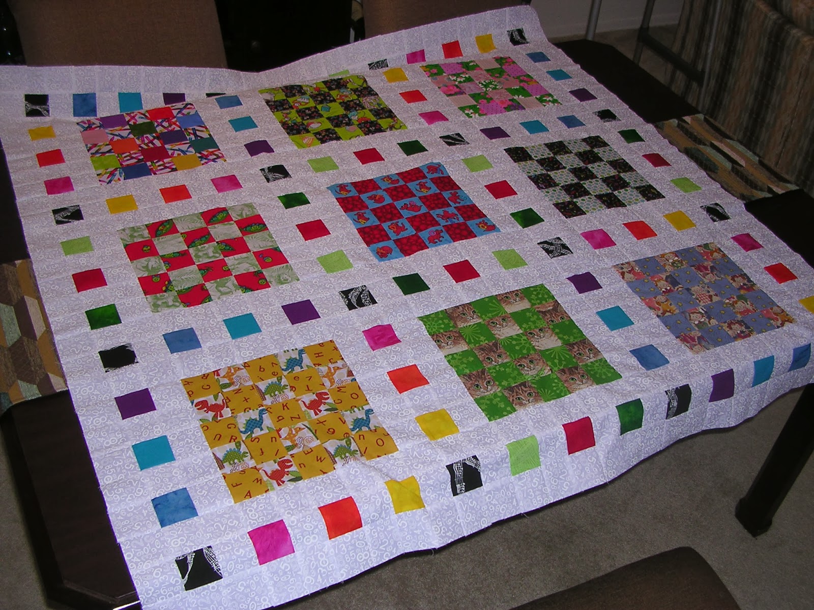 The Quilted Librarian: New scrap quilt thanks to Pinterest