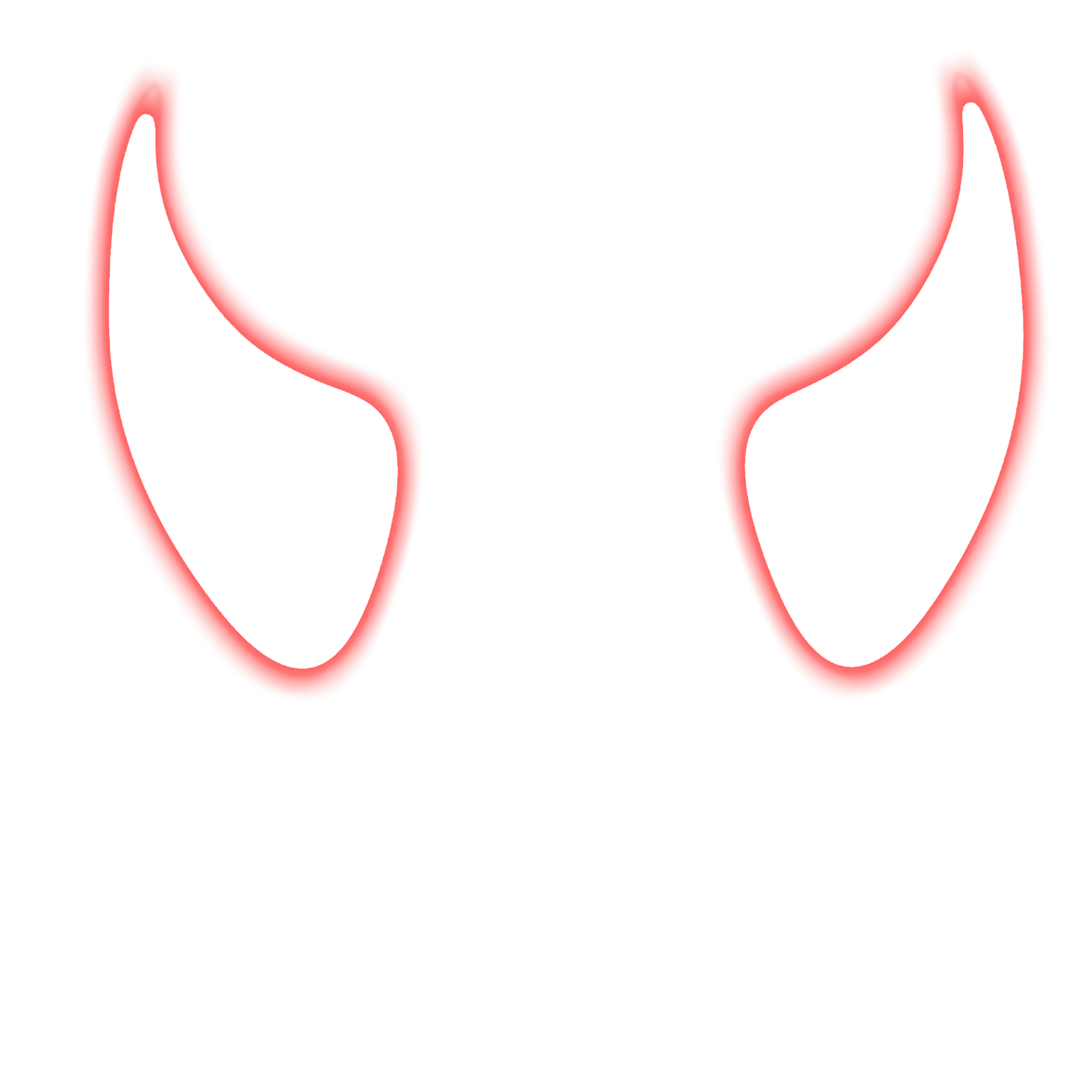 Gambar Mentahan Tanduk Iblis (Setan) PNG Transparan - Samakami.com