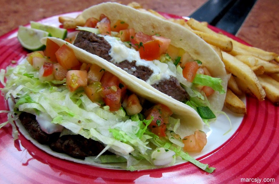 TGI Fridays Extreme Tacos Menu