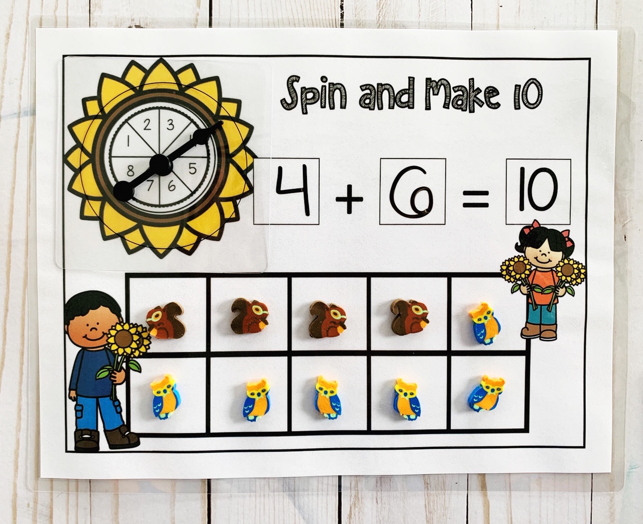 Fall Themed Additon Games | Busy Hands and Minds