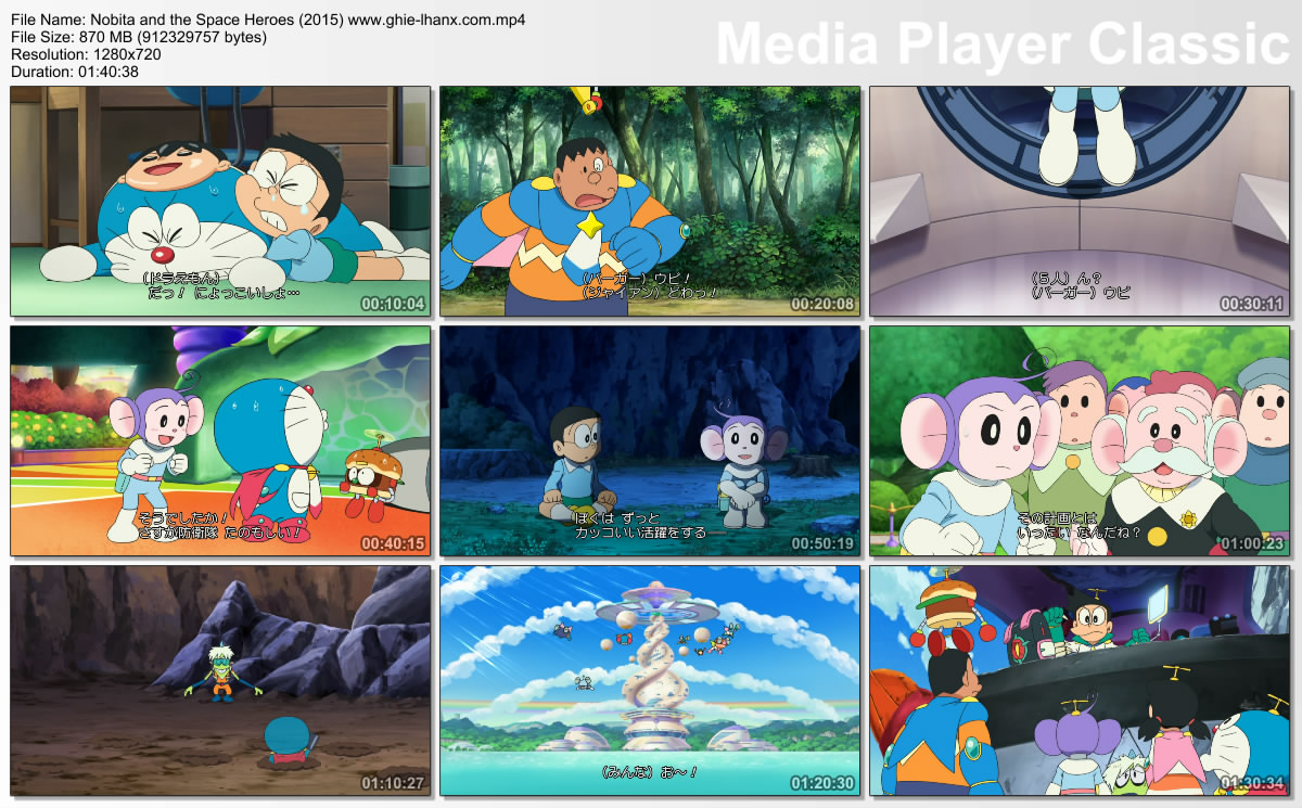 Download Doraemon Movie 2015 Nobita And The Space Heroes | Doraemon The ...