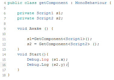 Input.Getaxis, OnMouseDown, GetComponent - Unity Scripts