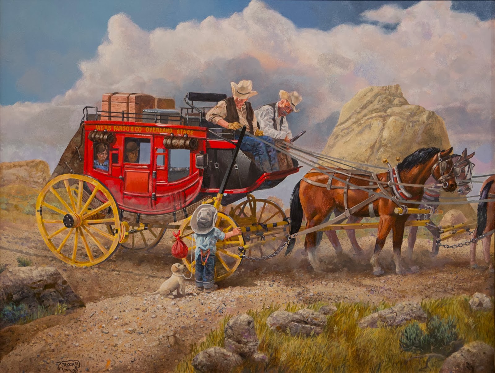 Larson Gallery Blog: Don Crook: Painting the West - The Opening.