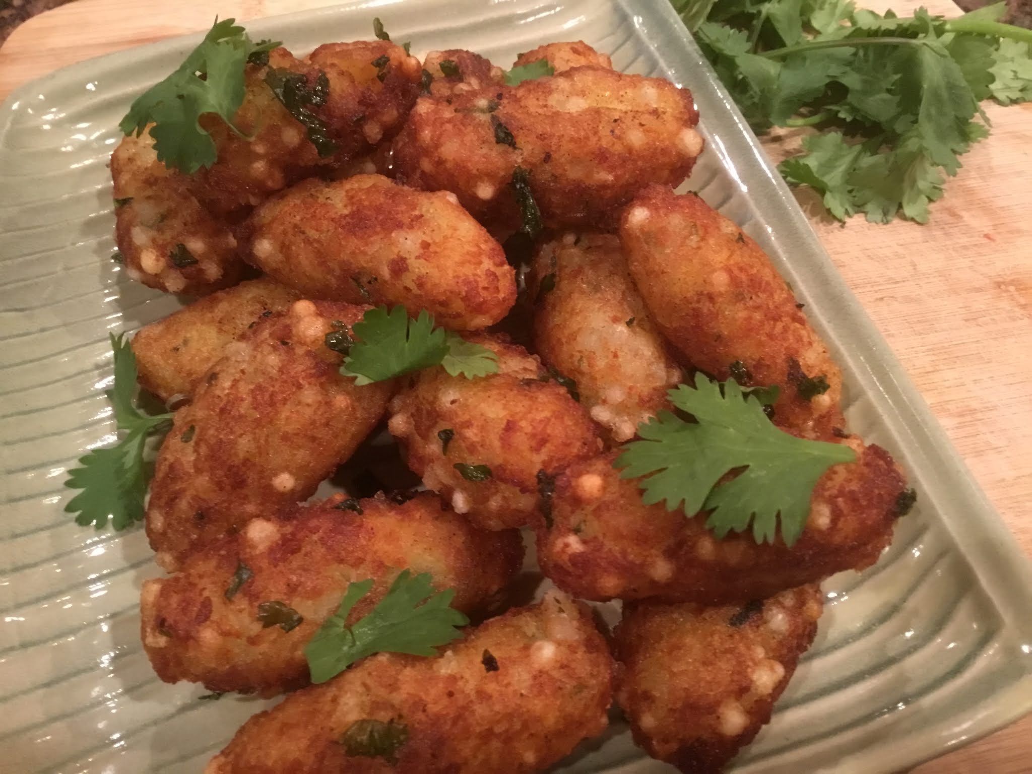 Home on my Range: Potato Tapioca Fritters