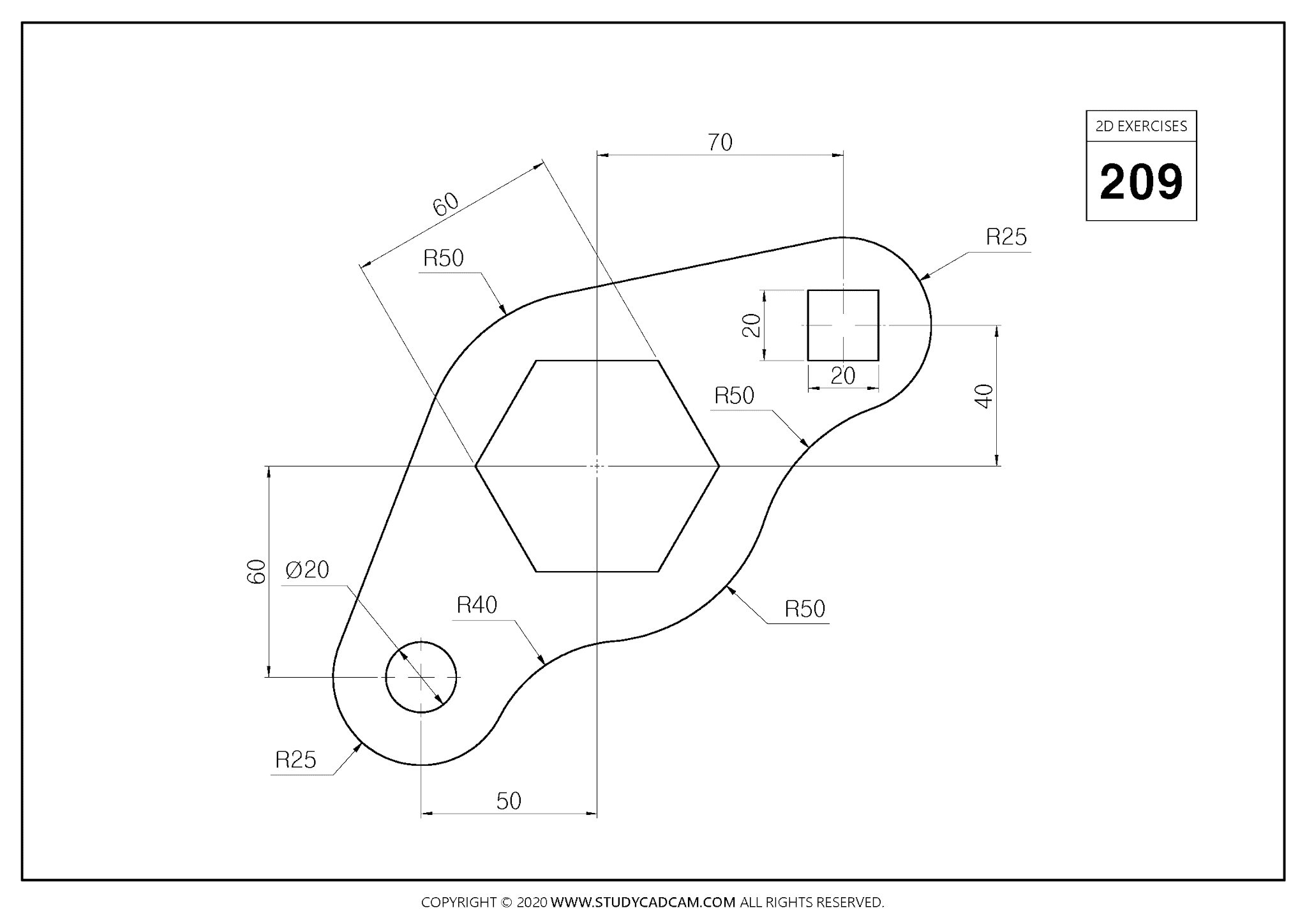 2D CAD EXERCISES 209