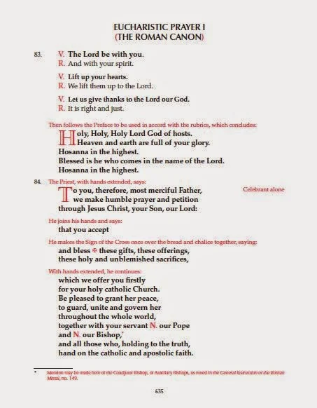 New Liturgical Movement: A New Proposed Layout for the Roman Missal