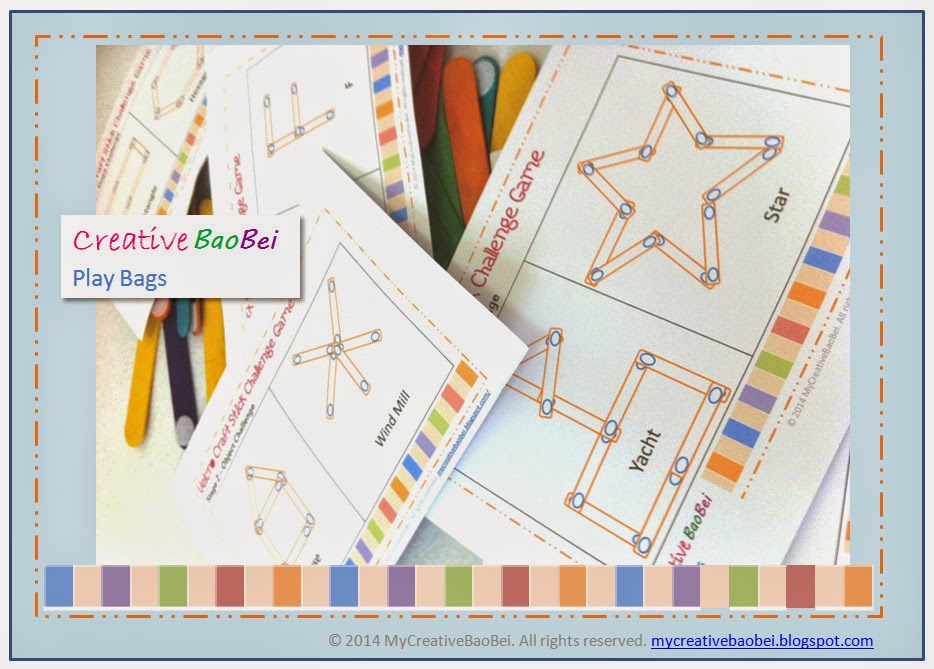 H0005 - [HANDMADE] Velcro Craft-stick Challenge Game