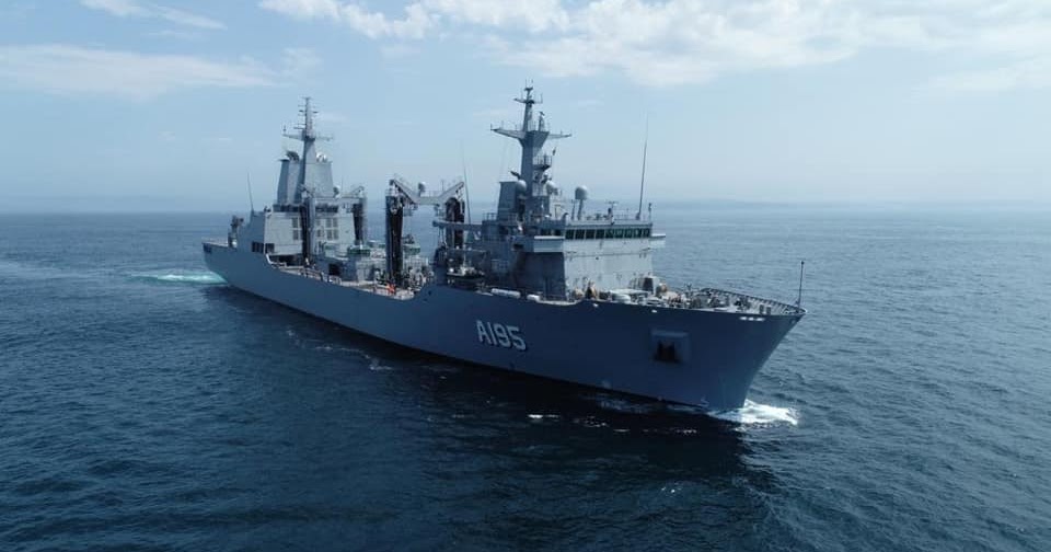 Australia's first Supply-class fleet replenishment vessel conducts pre ...