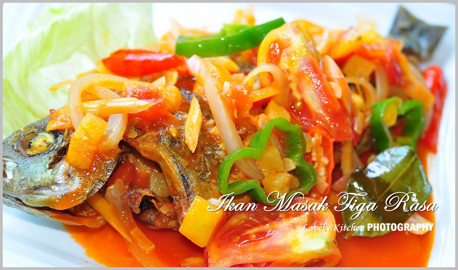 E-NA LOVELY KITCHEN ^_^: :-> Siakap Masak Tiga Rasa