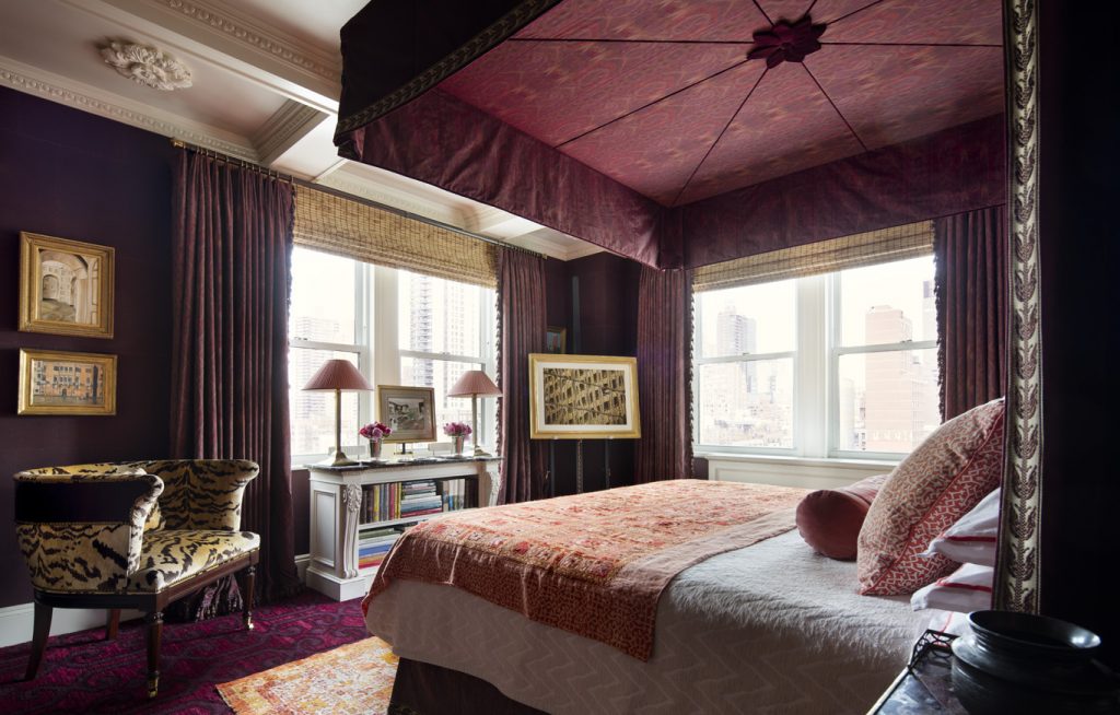 Eye For Design: Burgundy Colored Interiors, On Trend and Beautiful