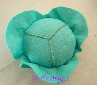 Tsetsgee: Clean cloth craft ''Cabbage tutorial''